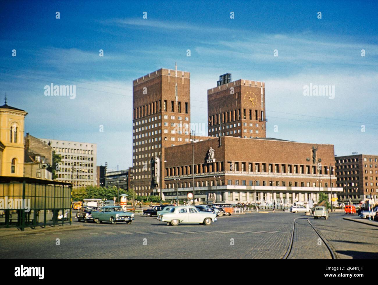 Rådhuset, City Hall government building in city centre, Oslo, Norway ...