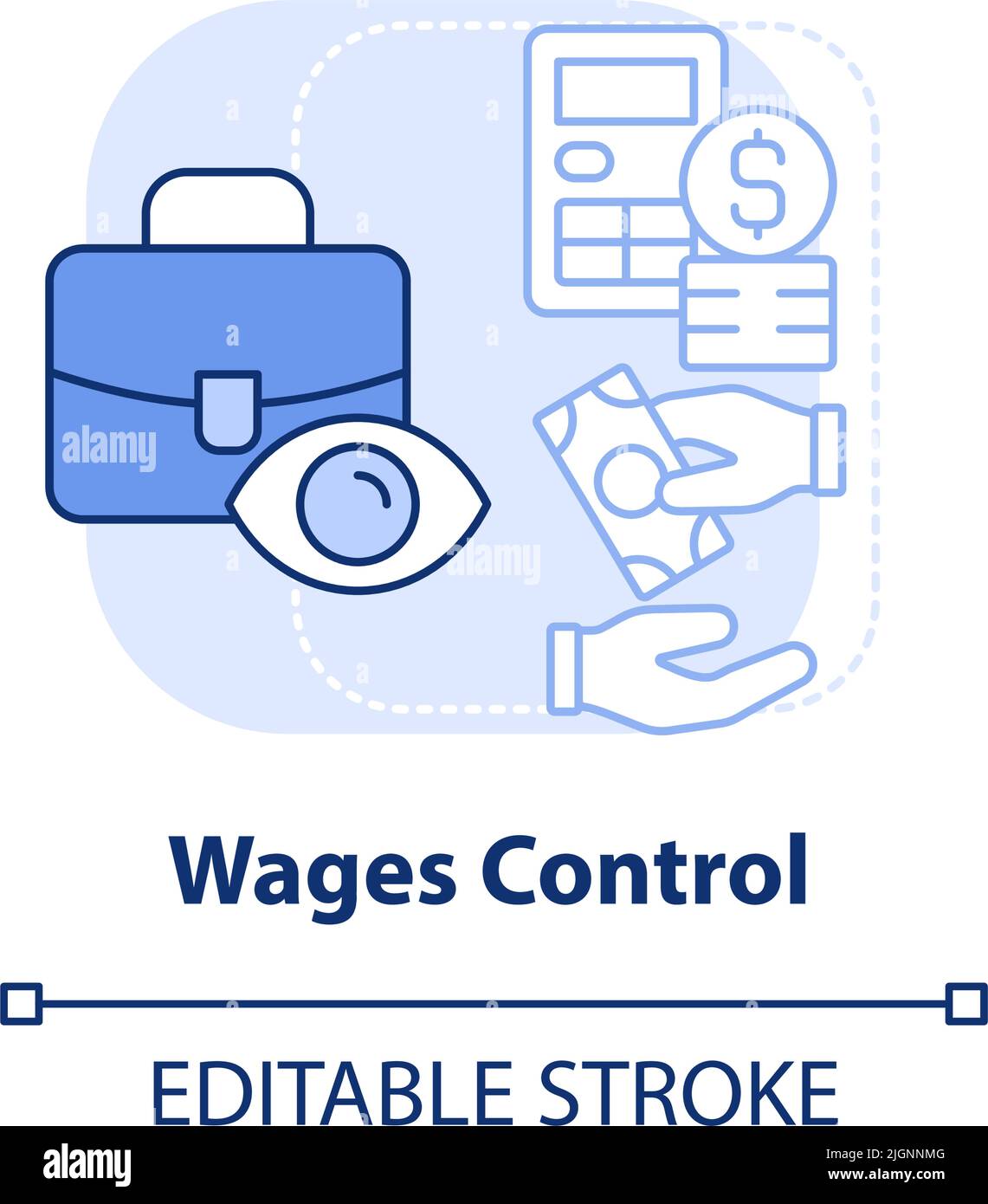 Monetary wages Stock Vector Images - Alamy