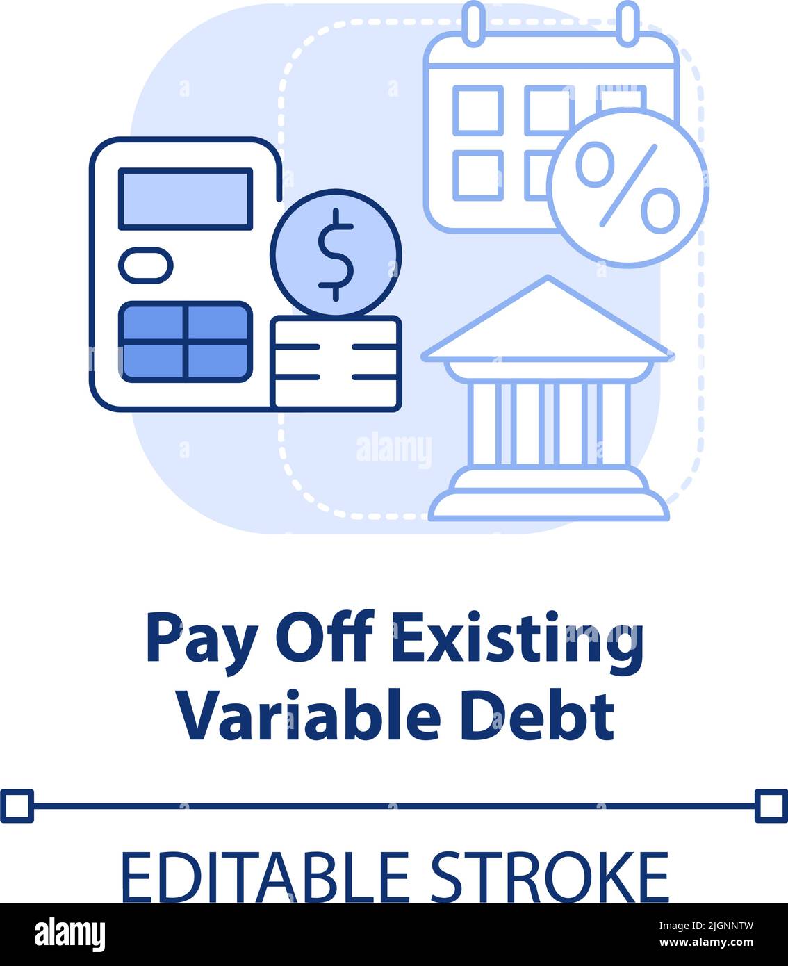 Pay off loan Stock Vector Images - Alamy