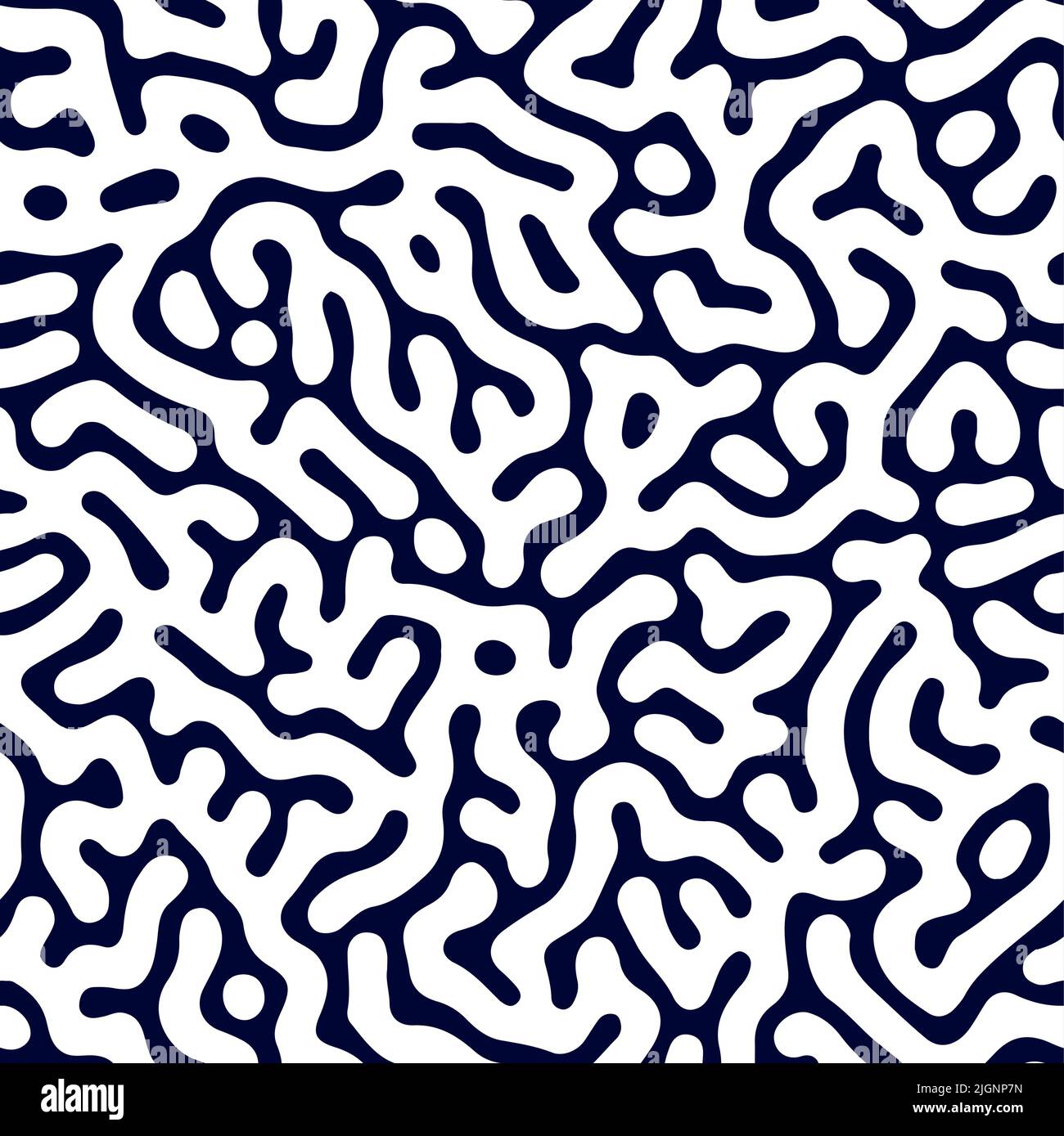 Turing reaction diffusion monochrome seamless pattern made via ...