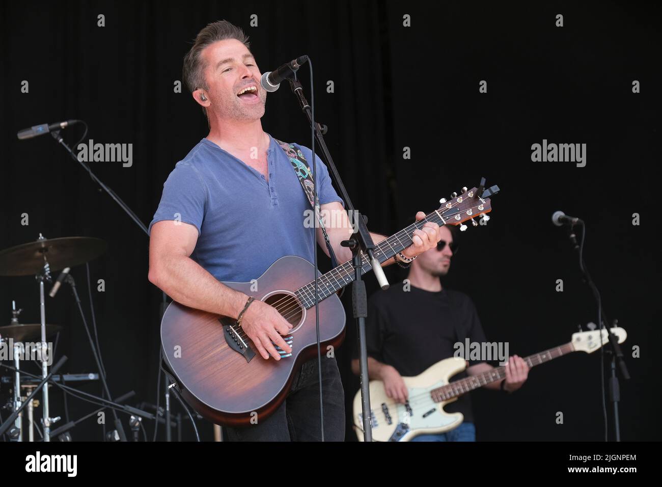 Charlie Starmer-Smith performing at Cornbury Festival, Great Tew ...