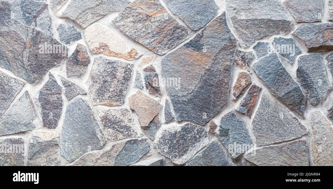 Gray stone texture. Brick wall background. Abstract rocks pattern. Grey ...