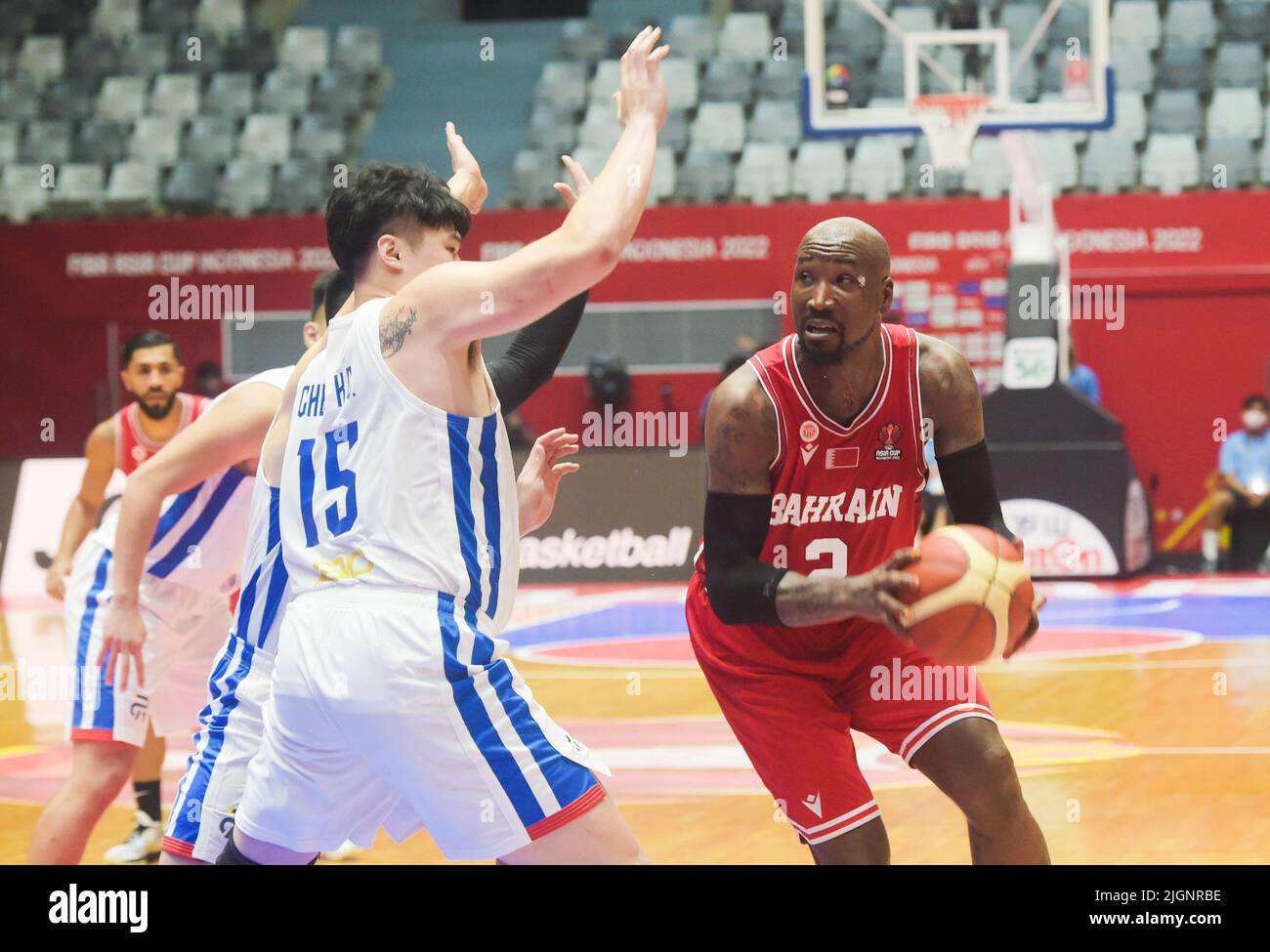 Jakarta, Indonesia. 12th July, 2022. Devon Dwayne Chism (1st R) of ...