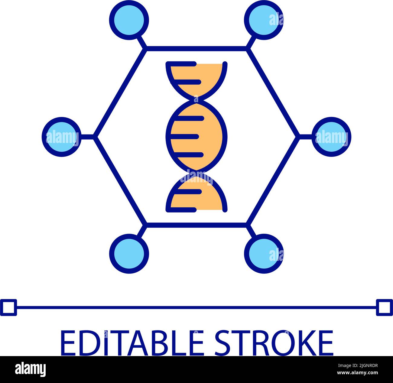 Rna dna_vector icon Cut Out Stock Images & Pictures - Alamy