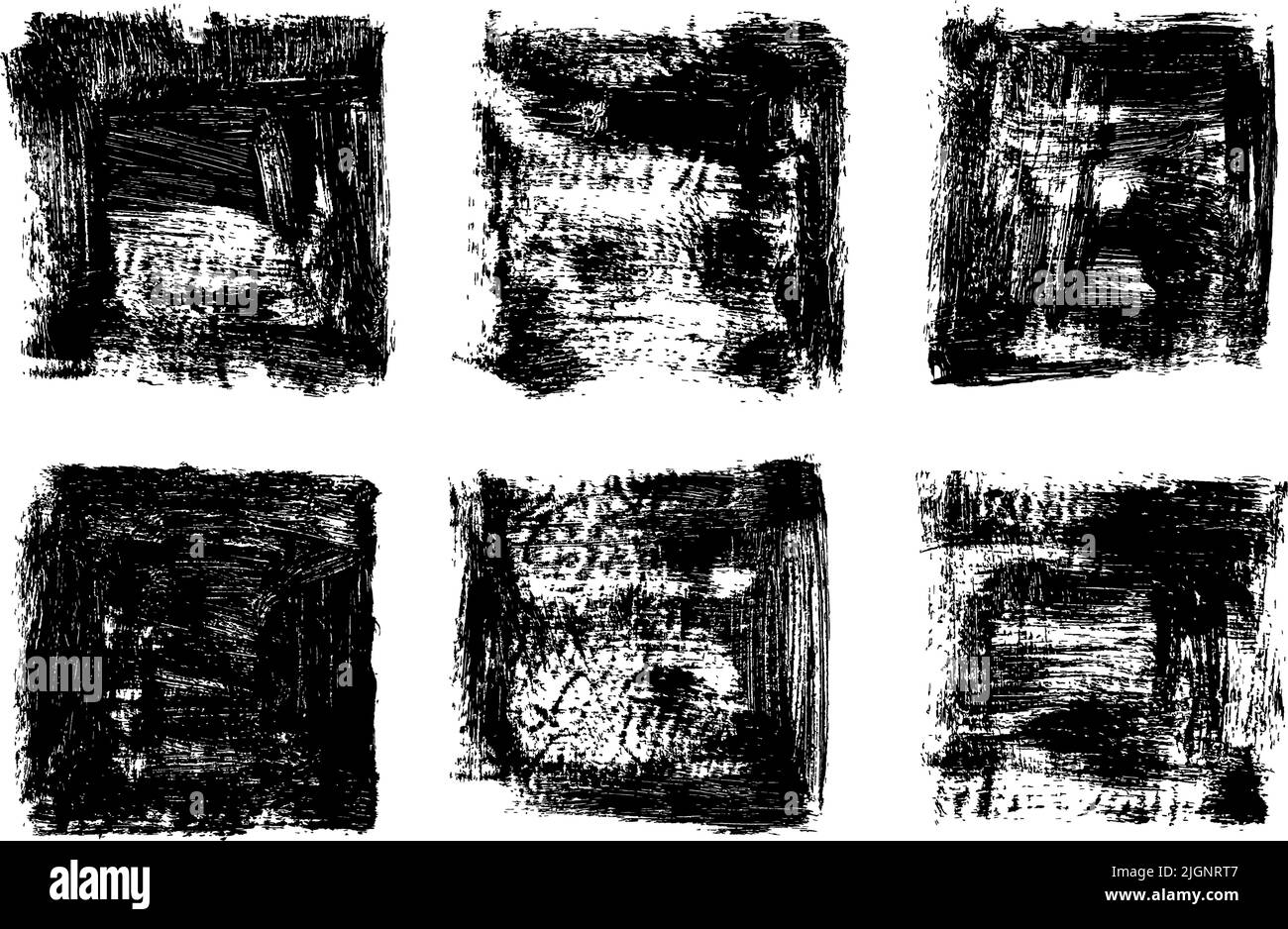 Black grunge template backgrounds with rough edges Stock Vector Image ...