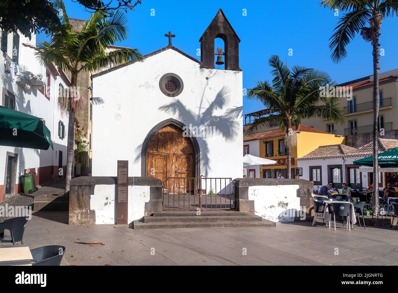 FUNCHAL, PORTUGAL - AUGURS 20, 2021: The Chapel do Corpo Santo (15th ...