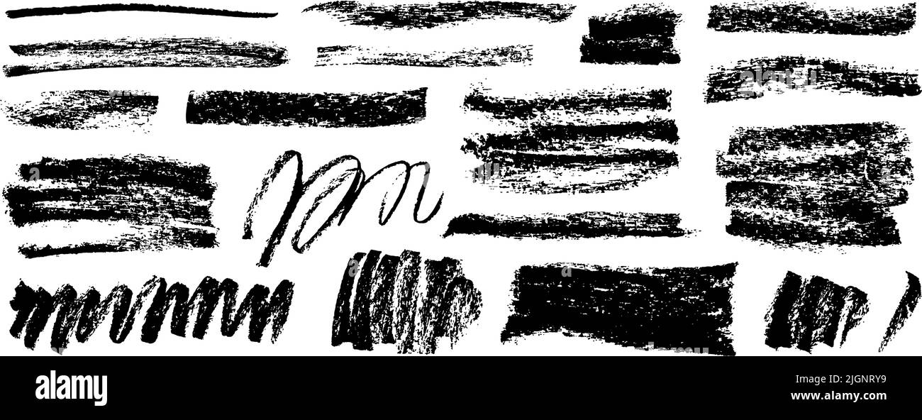 Handdrawn line art set Stock Vector Images - Alamy