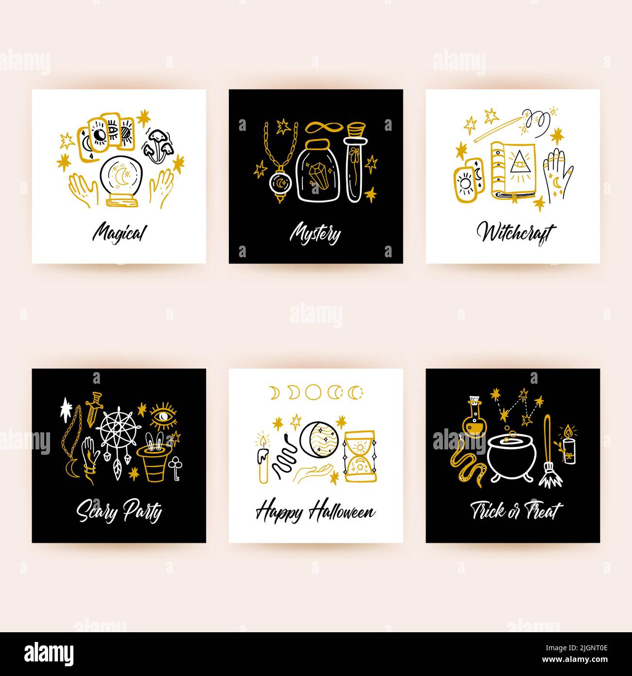 Magic spell snake mystery Stock Vector Images - Alamy