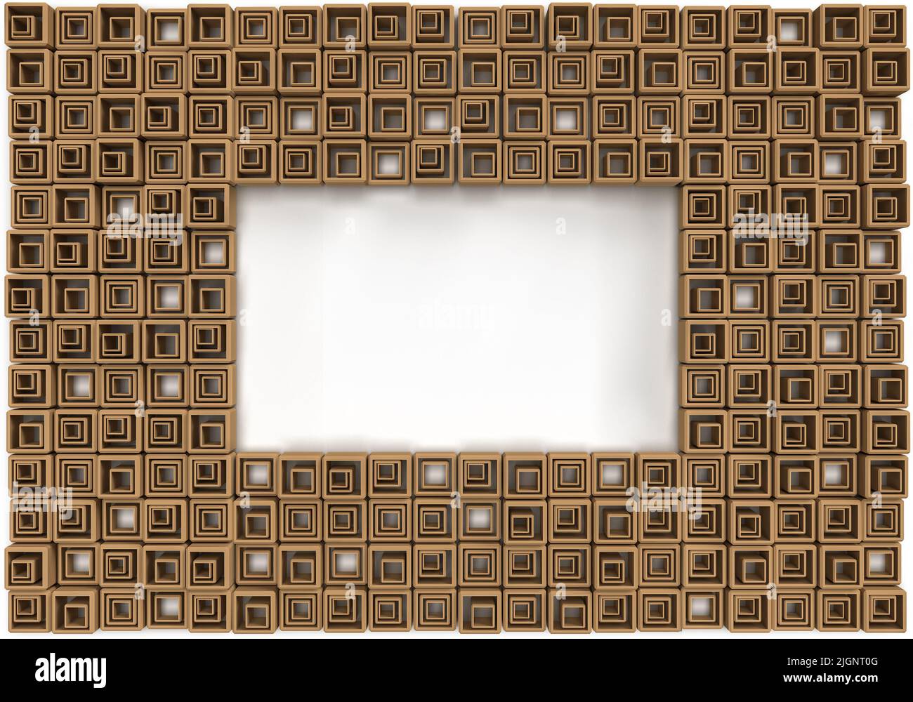 A 3d rendering image of wooden bubic on white background Stock Photo ...