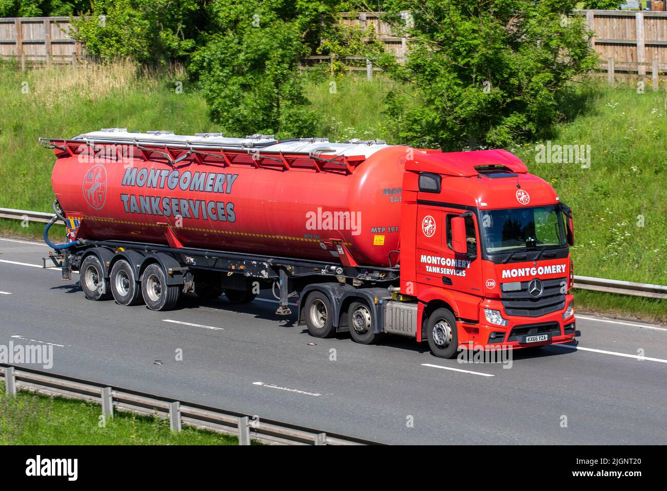 Mercedes benz truck tanker hi-res stock photography and images - Alamy