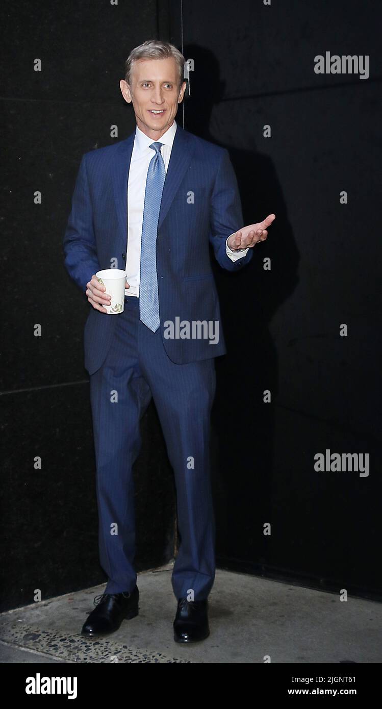July 11, 2022 Dan Abrams on the set of Good Morning America in New York ...