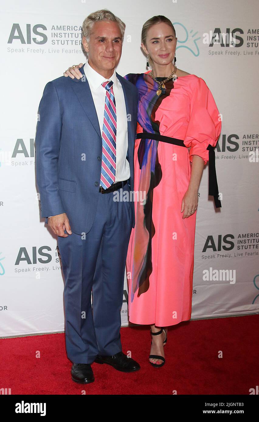 July 11, 2022 Eric Dinallo, Emily Blunt attend 2022 Freeing Voices ...