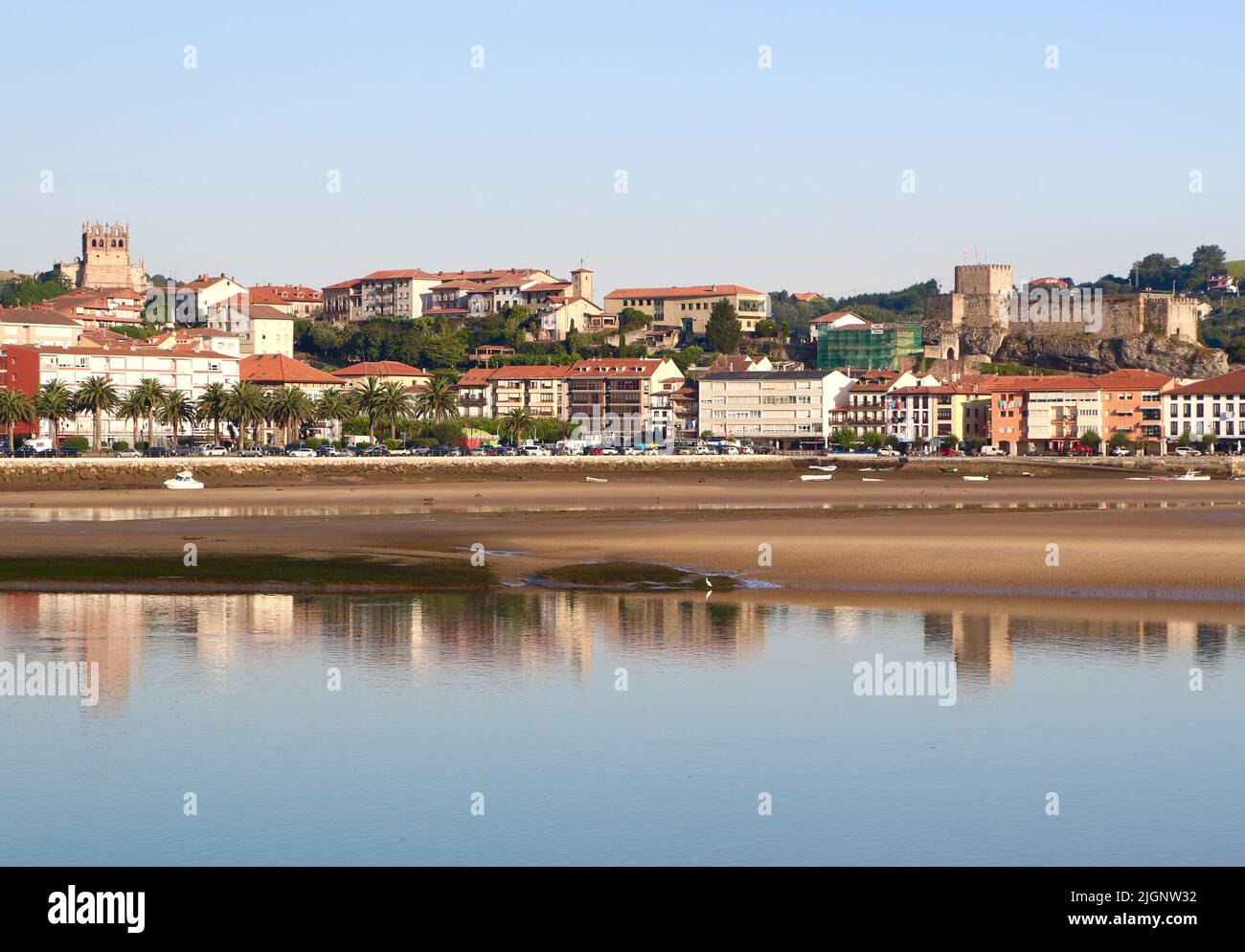 Castillo del Rey castle and Iglesia de Santa María de los Ángeles ...