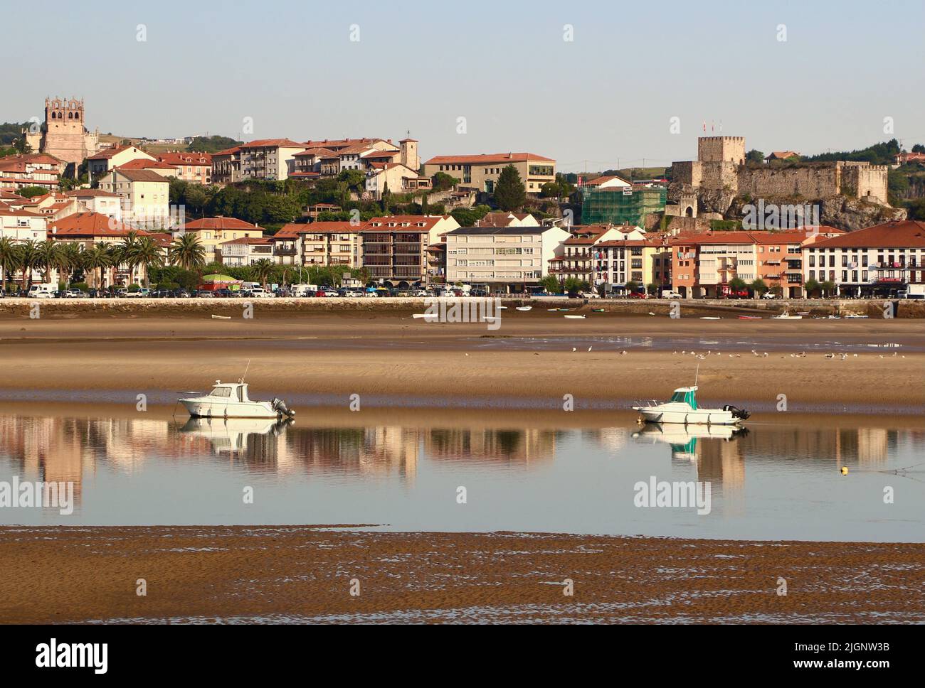 Castillo del Rey castle and Iglesia de Santa María de los Ángeles ...