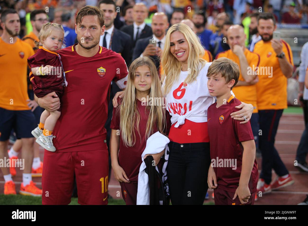 Roma, Stadio olimpico, Serie A tim As Roma vs Genoa: Francesco Totti at ...