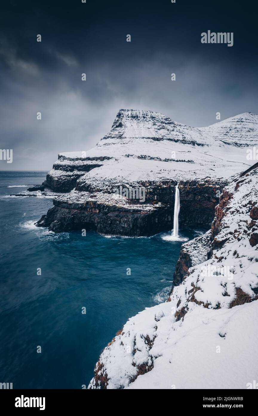 Faroe islands hike hi-res stock photography and images - Alamy
