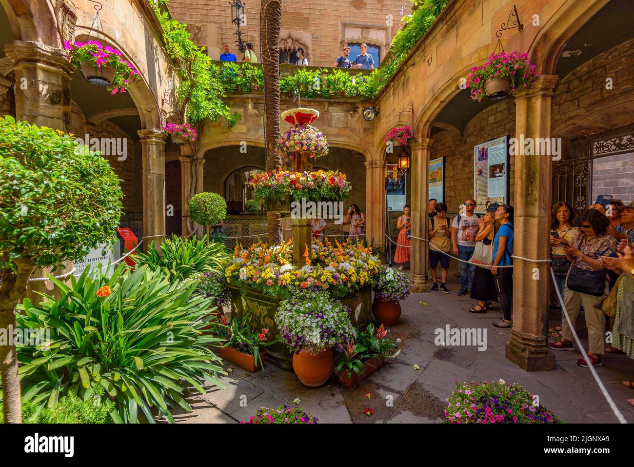 Casa de l'Ardiaca (archdeacon) palace in Barcelona, current city ...
