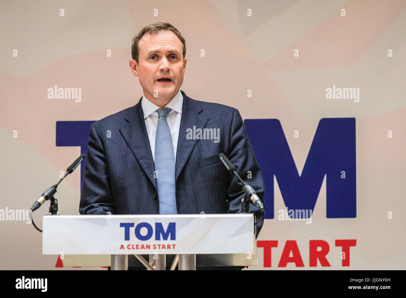 London, UK. 12th July, 2022. Tom Tugendhat, MP, chair of the Commons ...