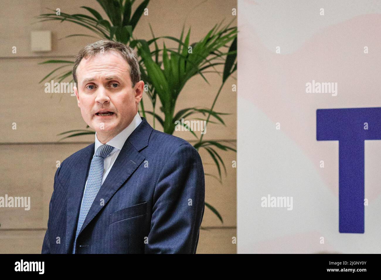 London, UK. 12th July, 2022. Tom Tugendhat, MP, chair of the Commons ...