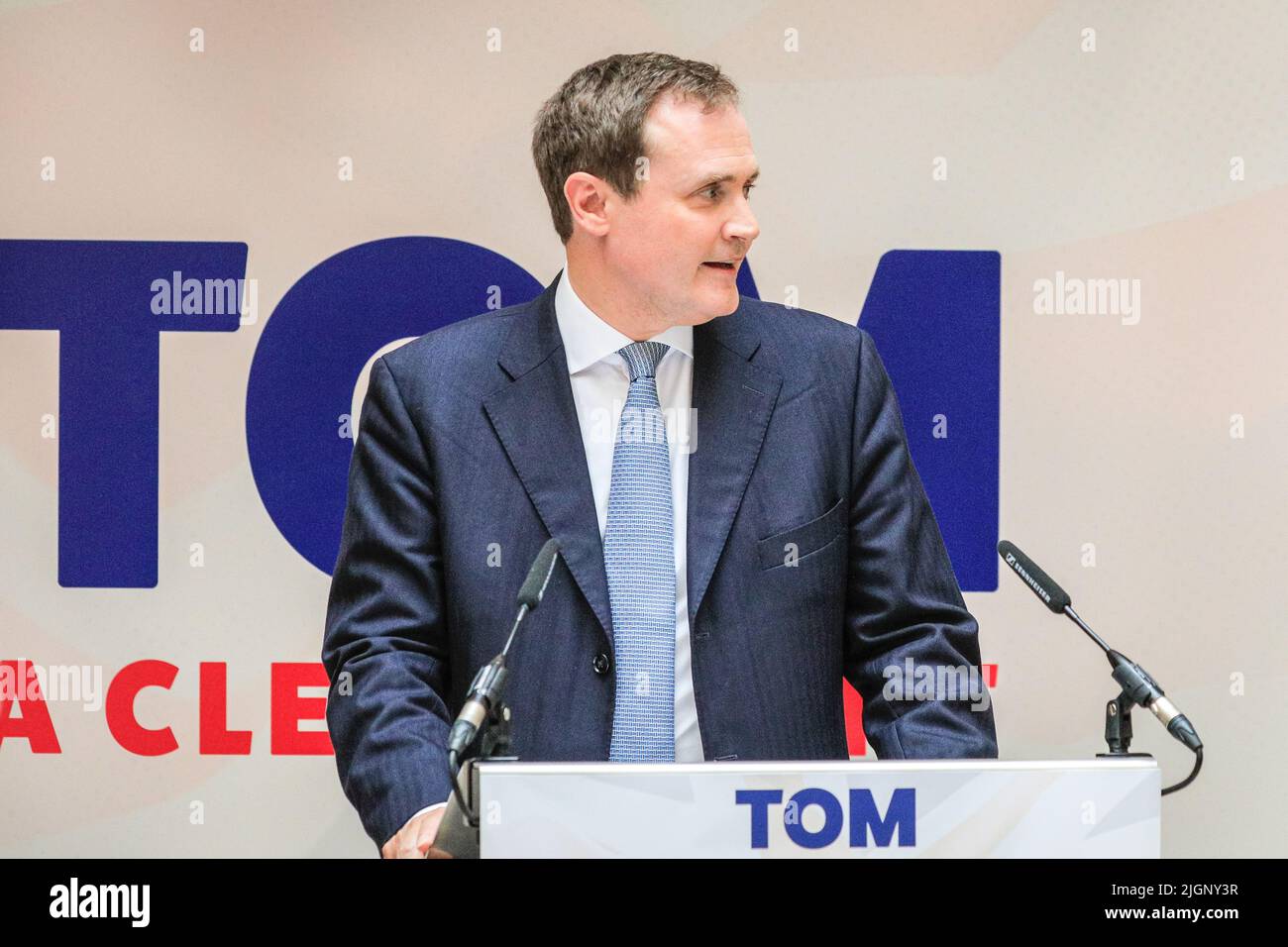 London, UK. 12th July, 2022. Tom Tugendhat, MP, chair of the Commons ...