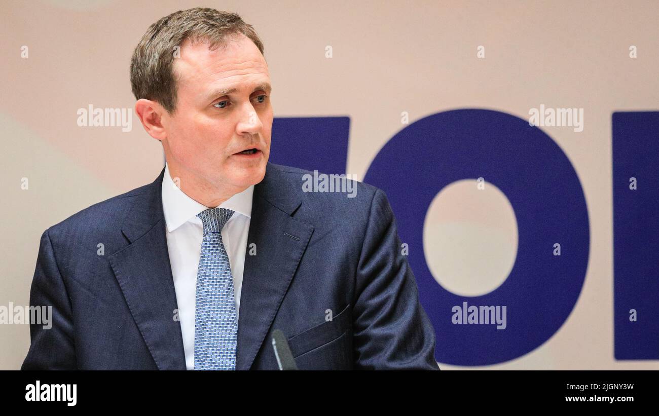 London, UK. 12th July, 2022. Tom Tugendhat, MP, chair of the Commons ...