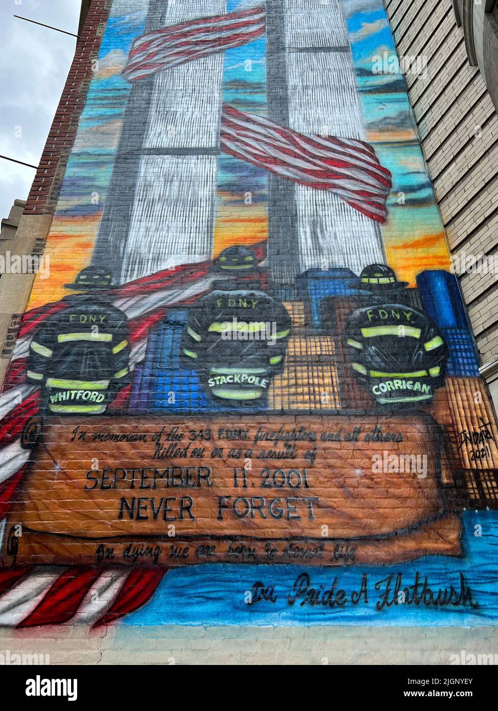 911 memorial painting hi-res stock photography and images - Alamy