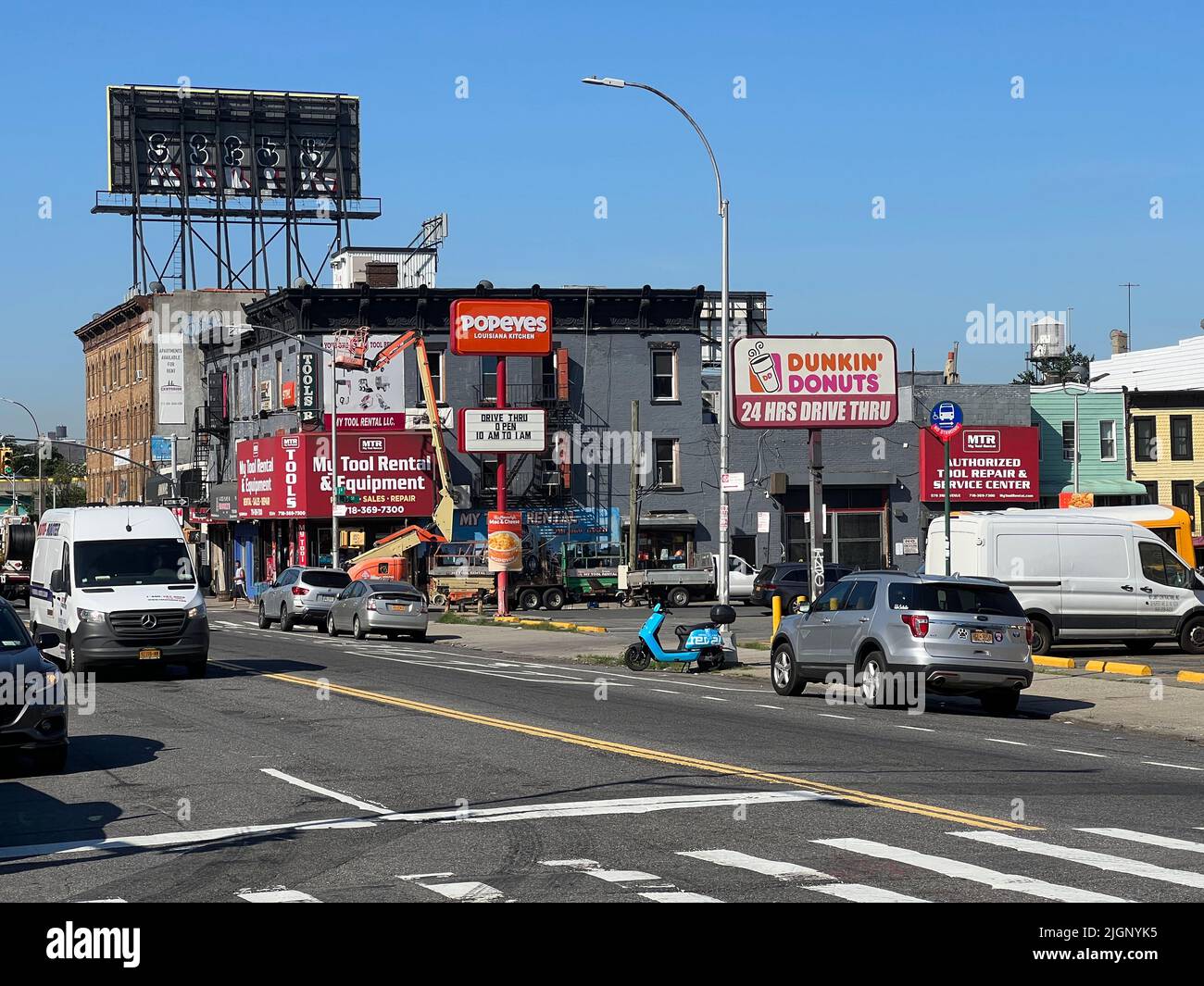 3rd Avenue around 15th Street in Brooklyn is a mix of fast food joints ...