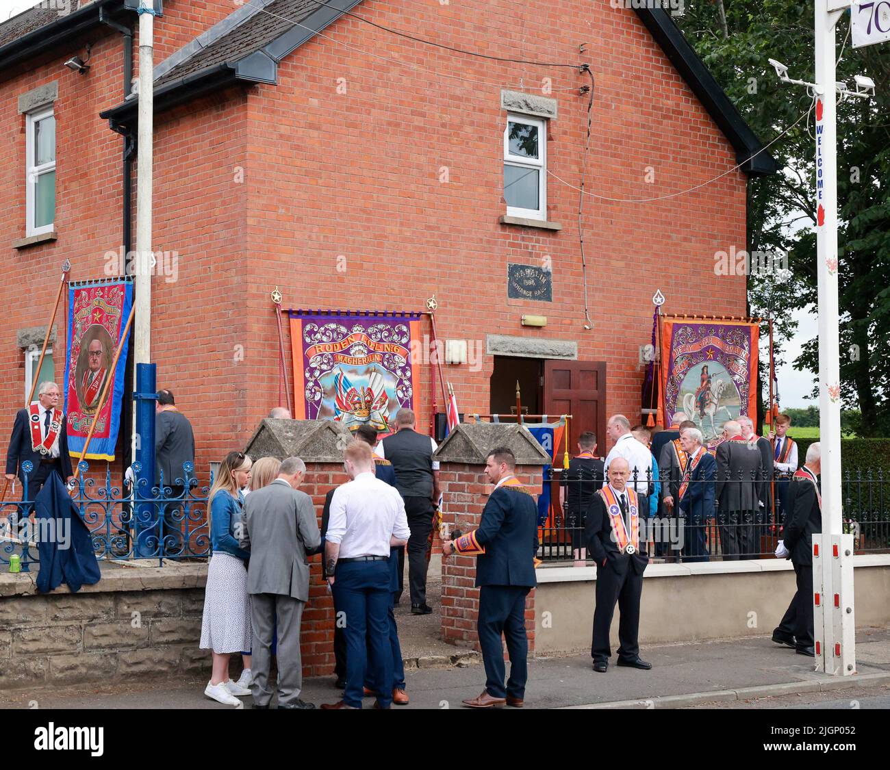 Magheralin, County Armagh, Northern Ireland.12 Jul 2022. The Twelfth of ...