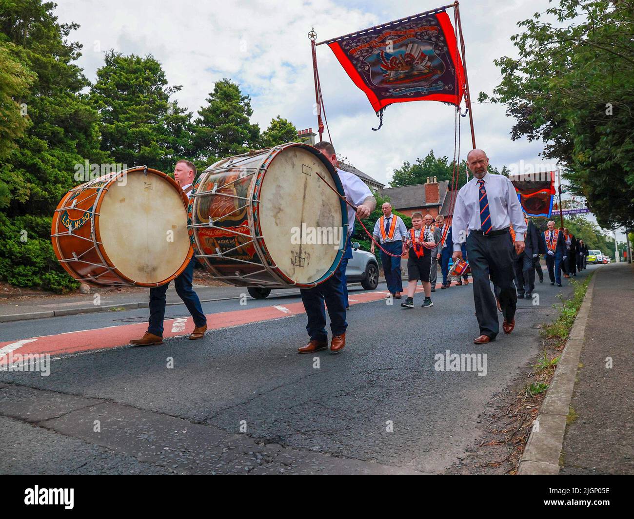 Magheralin, County Armagh, Northern Ireland.12 Jul 2022. The Twelfth of ...