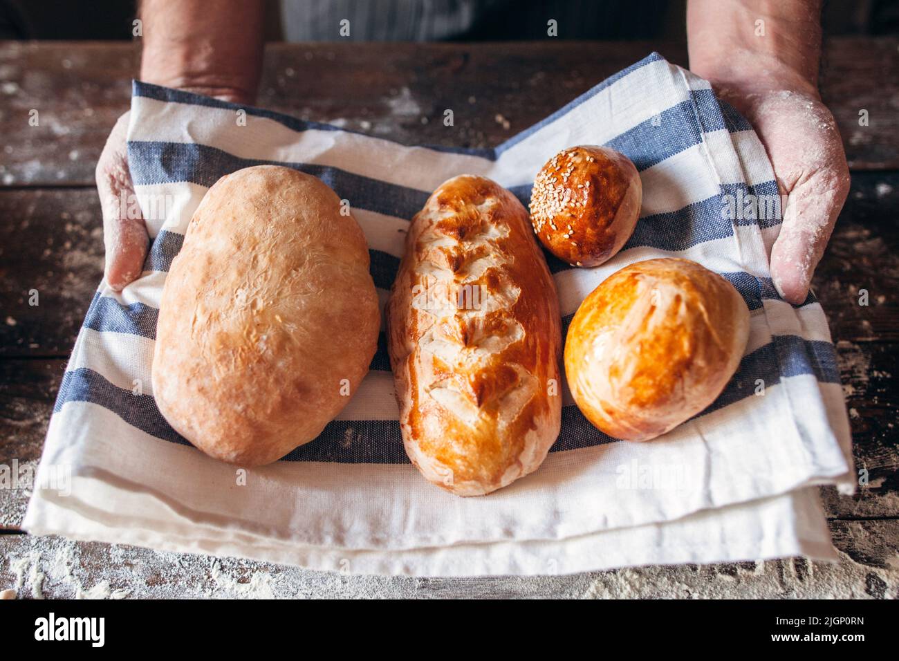 Hot crusty bread hi-res stock photography and images - Alamy