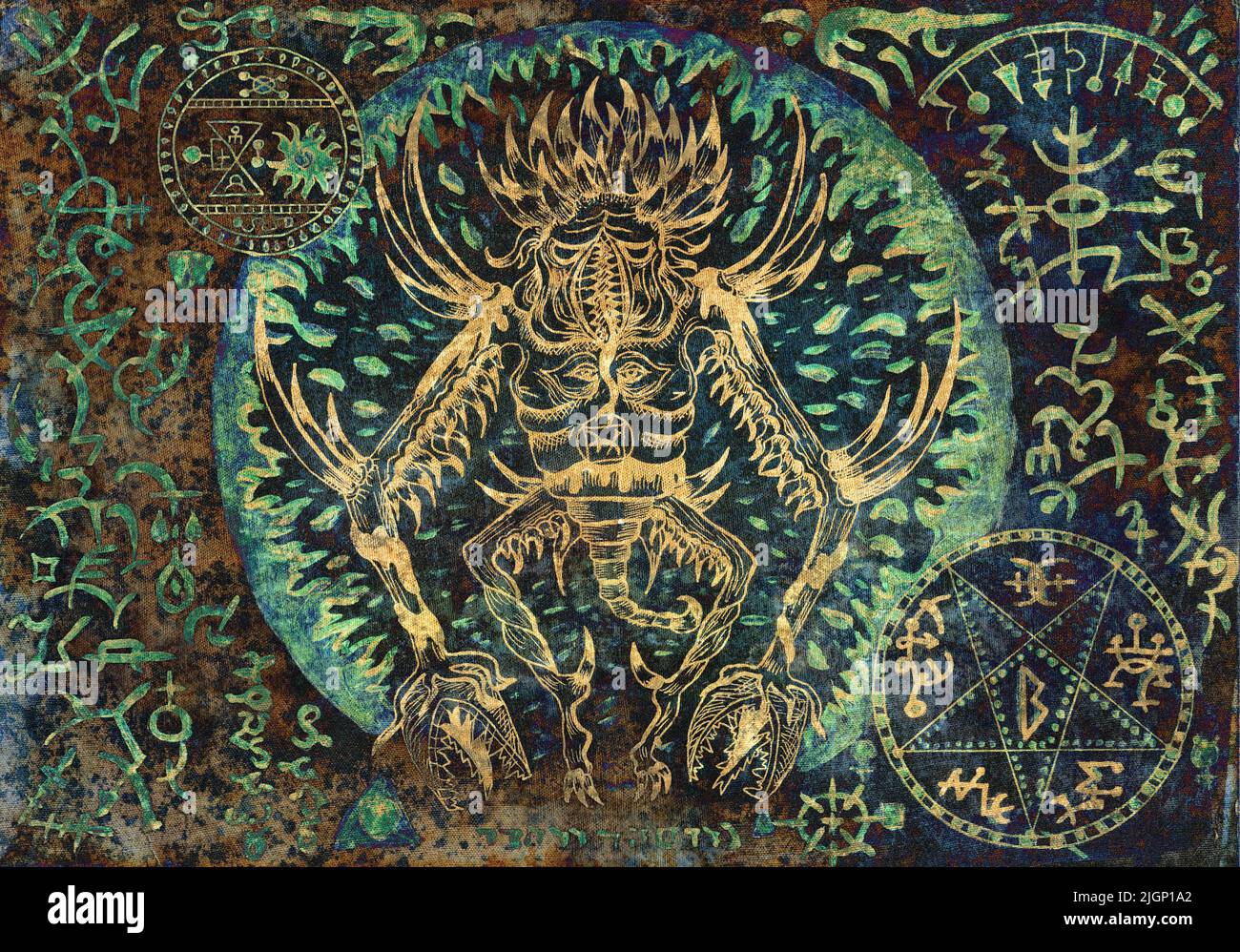 How To Draw Necronomicon Symbol