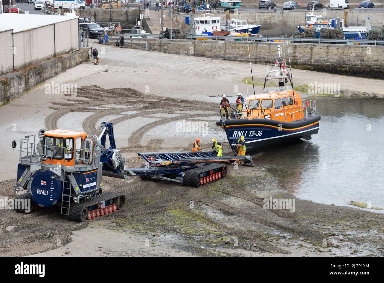 Lifeboat recovery system hi-res stock photography and images - Alamy