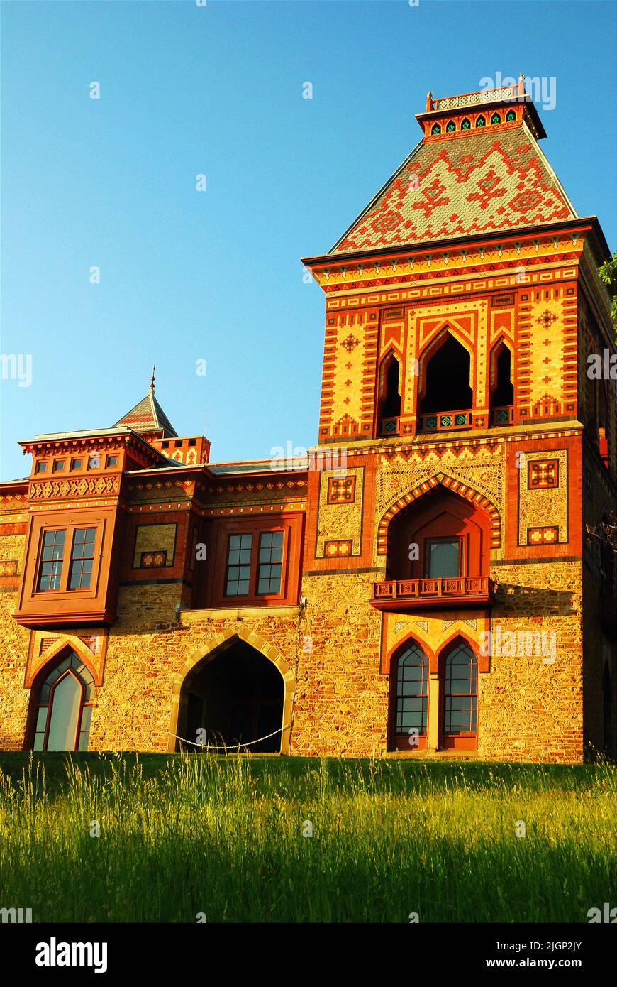The Olana mansion was the home to artist Fredrick Edwin Church, one of ...