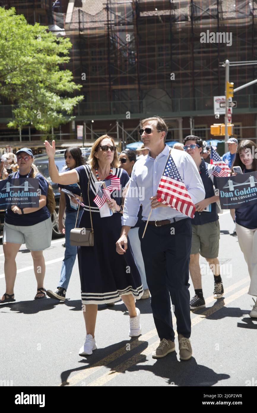 Small Independence Day Parade on July 4th in historical downtown ...