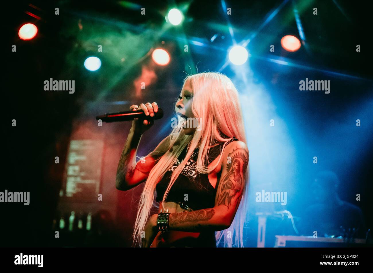 Copenhagen, Denmark. 11th, July 2022. The American rapper Rico Nasty ...