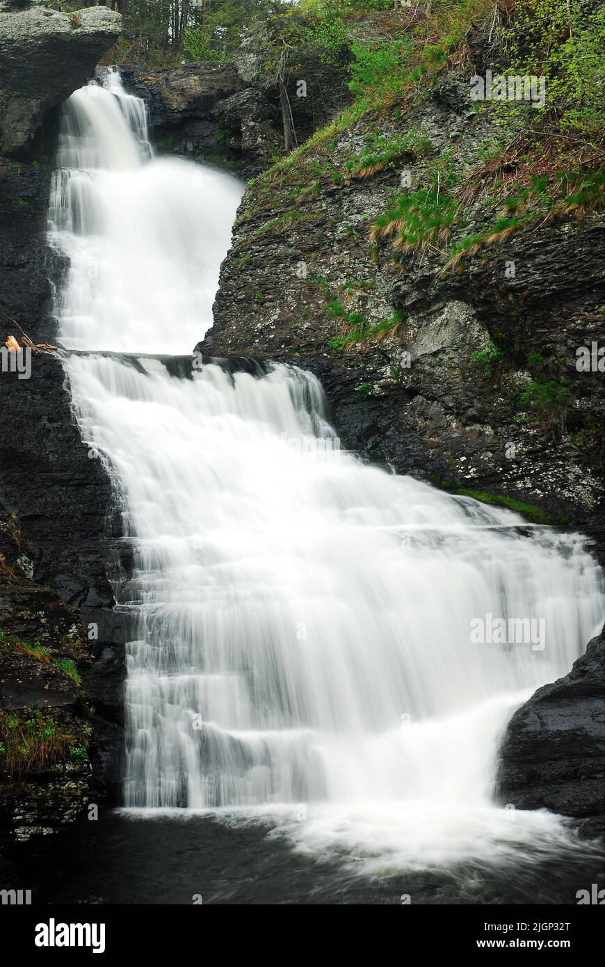 Raymondskill Falls is a waterfall in the Delaware Water Gap in ...