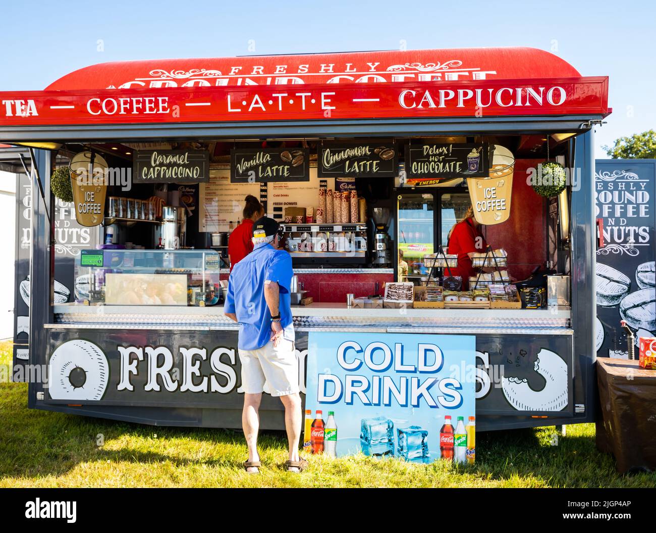 Stithians Annual Agricultural Show in Cornwall on a glorious sunny day ...