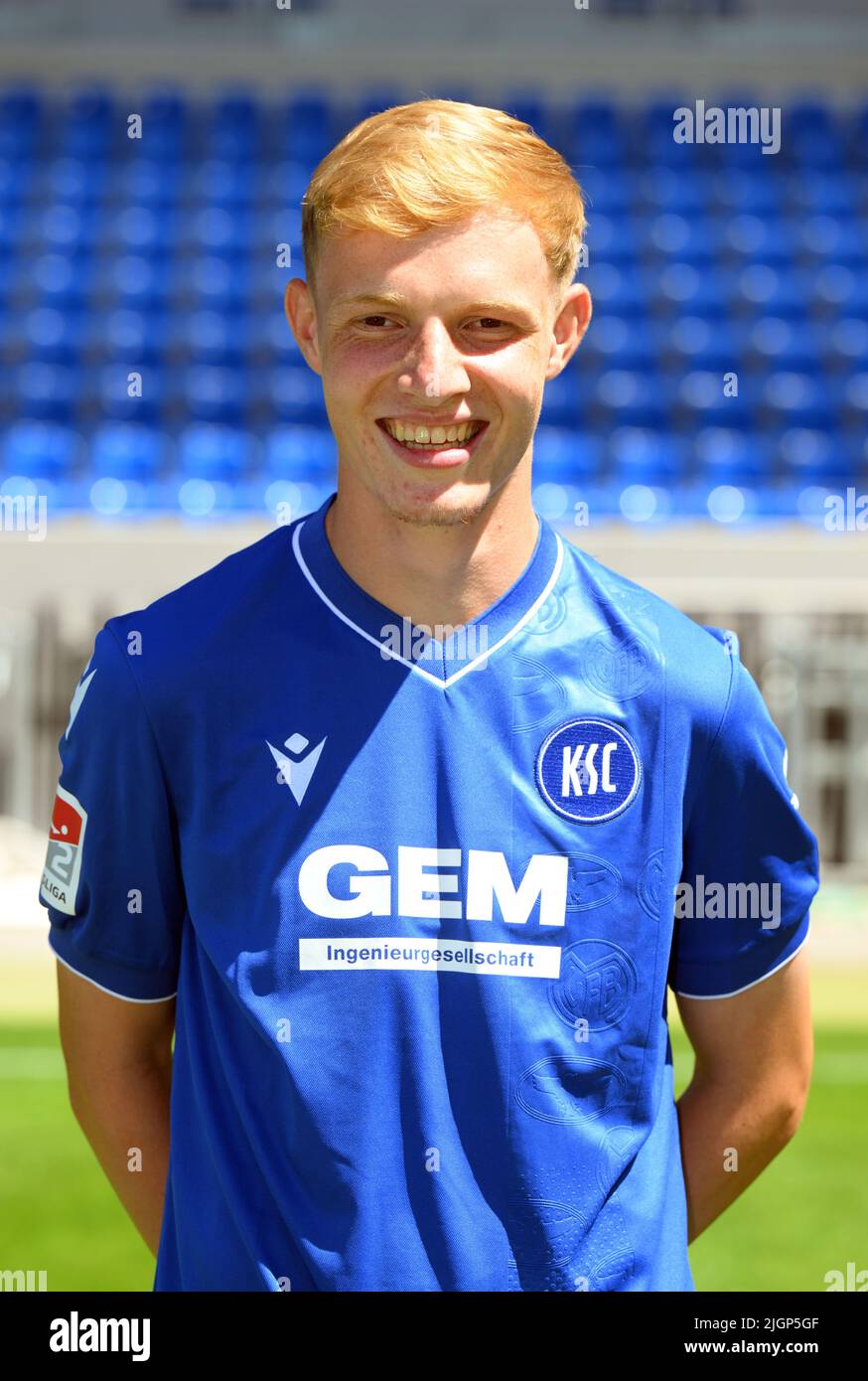 Karlsruhe, Germany. 12th July, 2022. Photo session Karlsruher SC, team ...