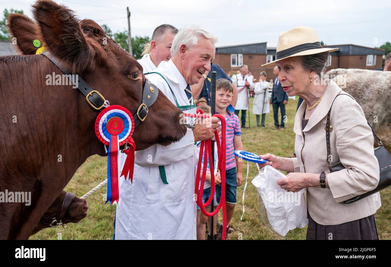 The Princess Royal during a visit to the Great Yorkshire Show at the ...