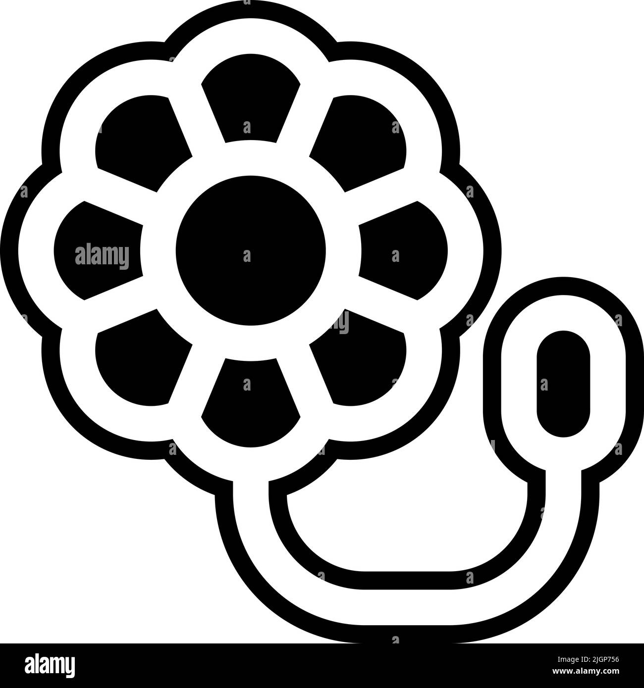 April fools day squirting flower icon Stock Vector Image & Art - Alamy