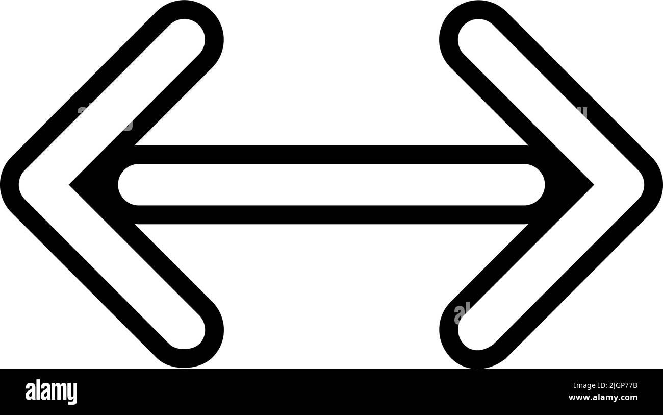 Arrows double arrows icon Stock Vector Image & Art - Alamy