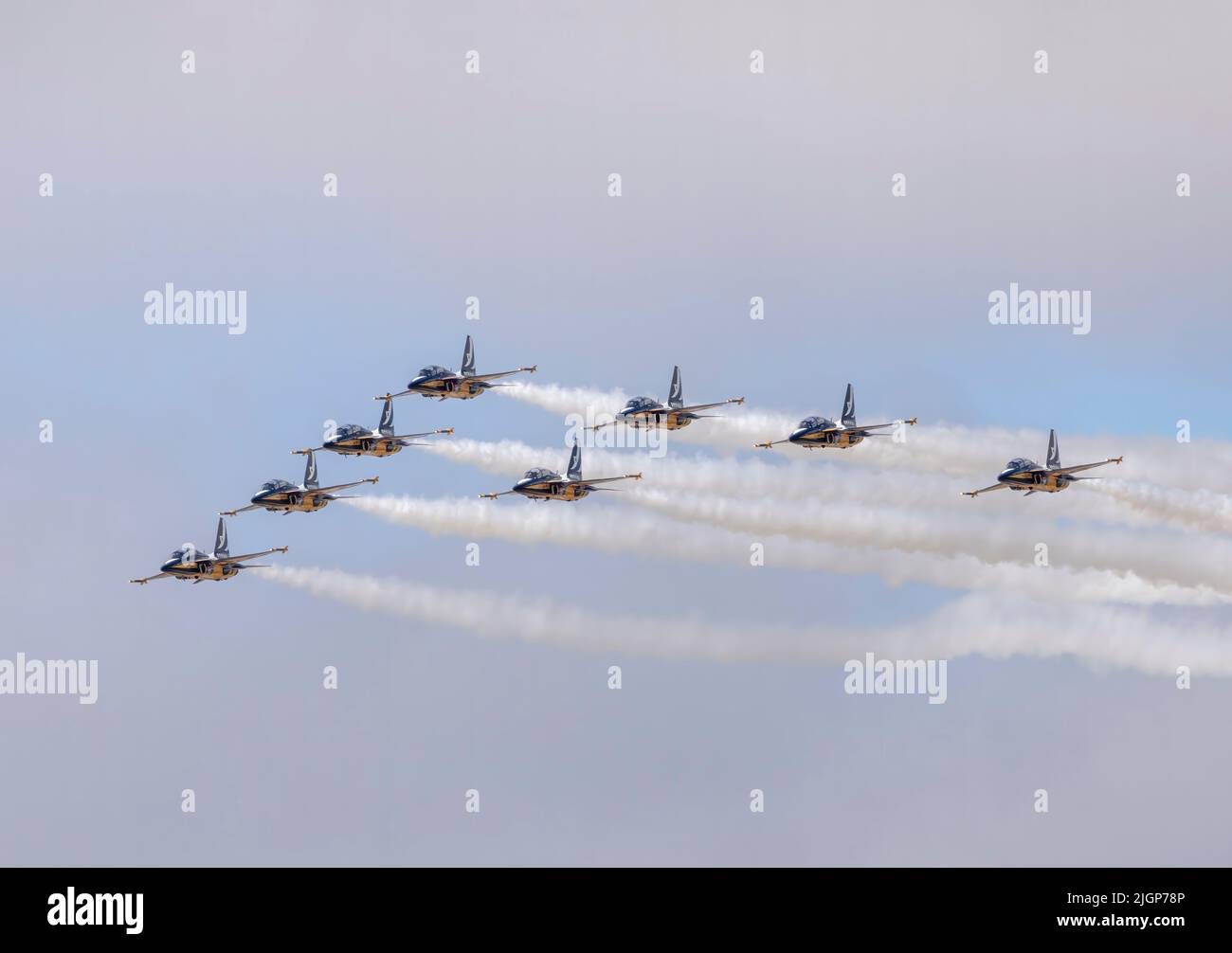 Black eagles aerobatic team hi-res stock photography and images - Alamy