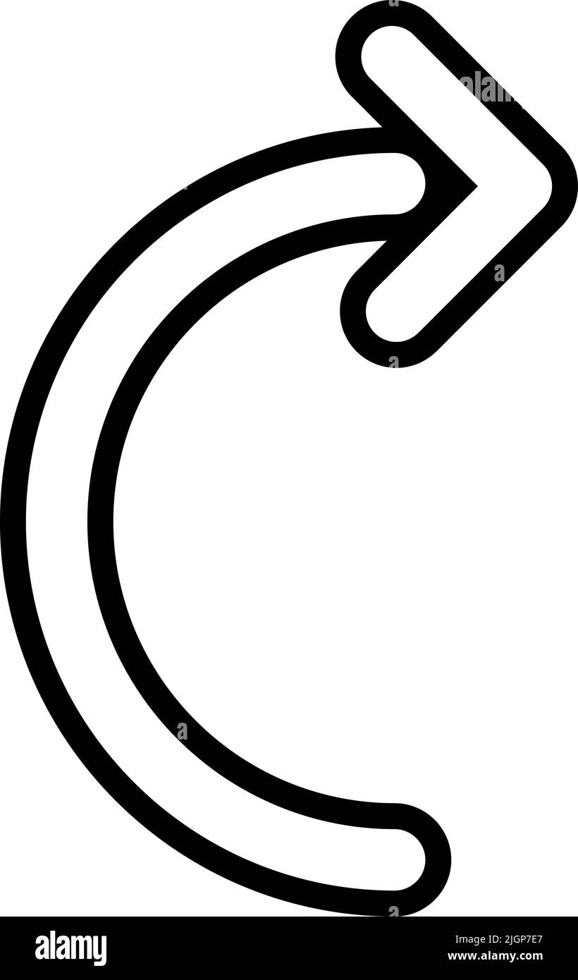 Arrows turn right icon Stock Vector Image & Art - Alamy