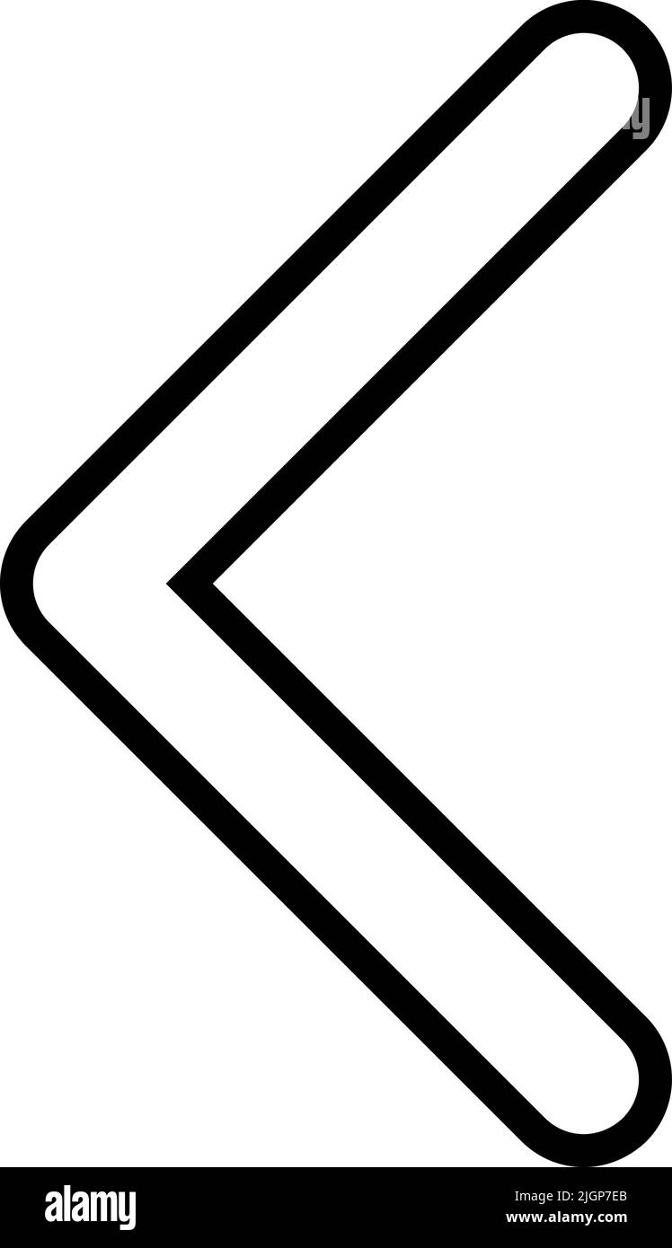 Arrows back icon Stock Vector Image & Art - Alamy