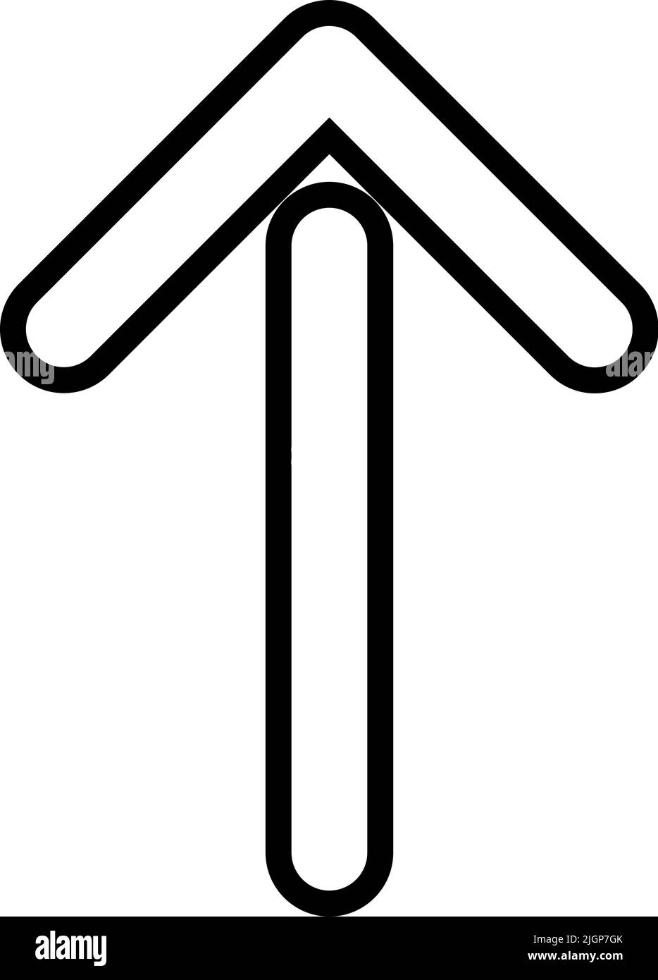 Arrows upload icon Stock Vector Image & Art - Alamy