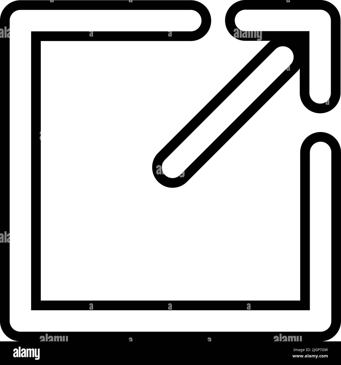 Arrows exit icon Stock Vector Image & Art - Alamy
