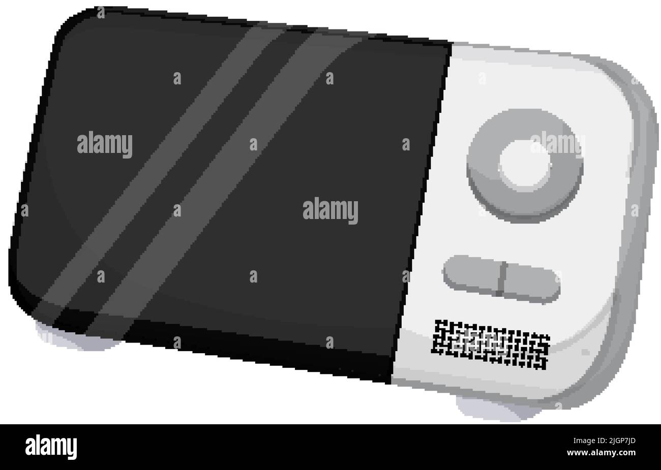 security baby monitor cartoon vector illustration Stock Vector Image ...