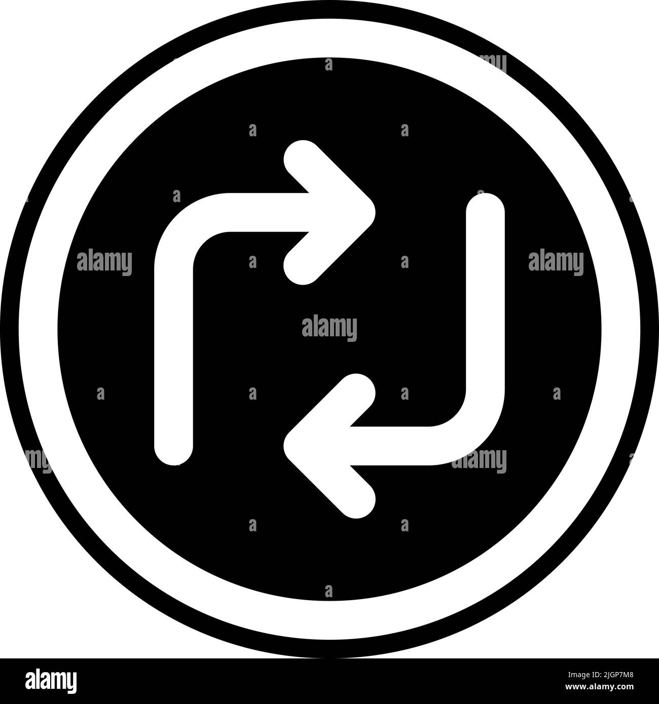 Arrows exchange icon Stock Vector Image & Art - Alamy