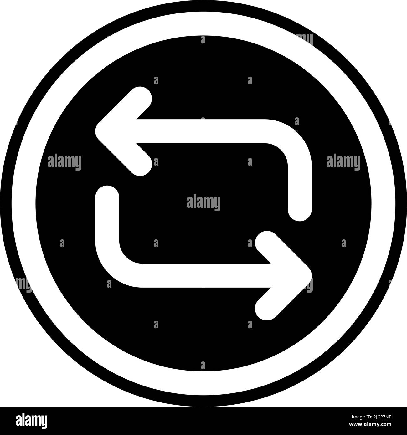 Arrows exchange icon Stock Vector Image & Art - Alamy