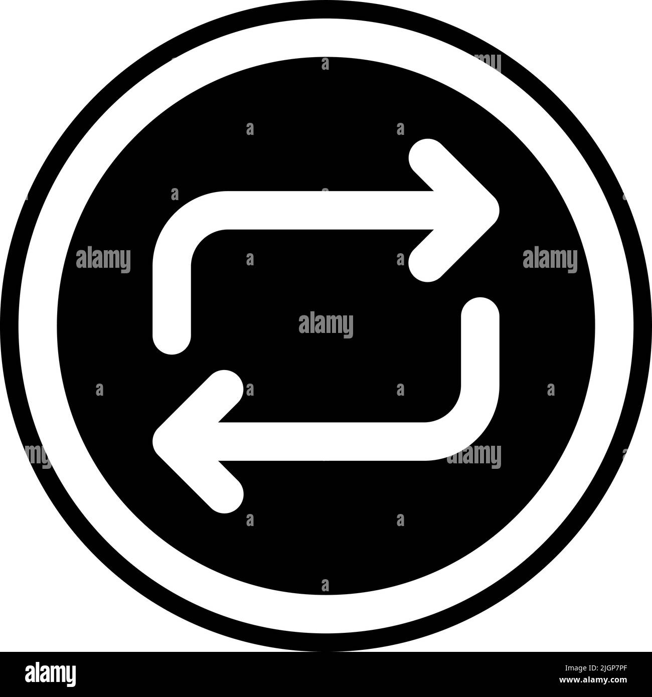 Arrows exchange icon Stock Vector Image & Art - Alamy
